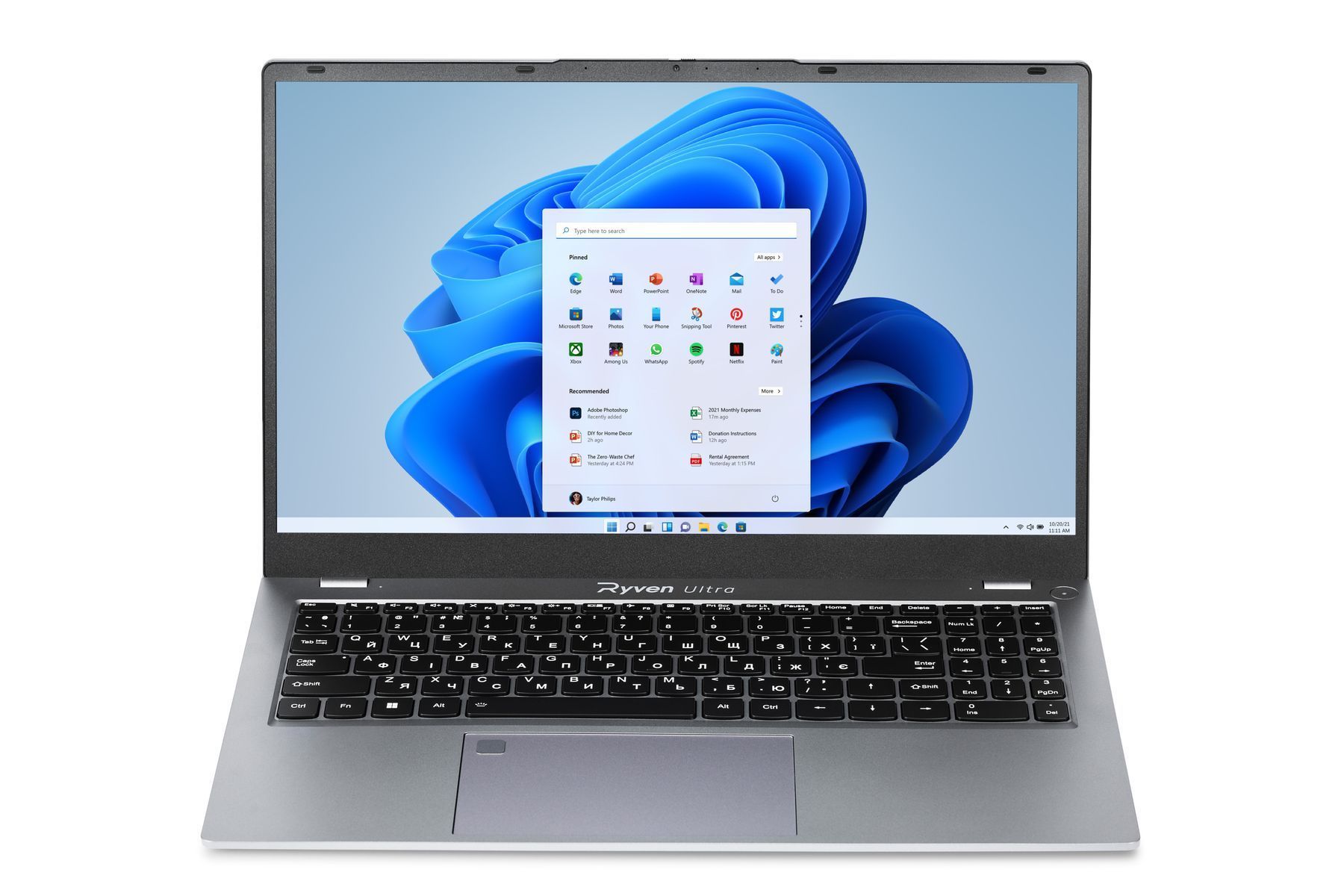 Ноутбук Ryven - Ultra PLUS / AMD Ryzen 7 / 15.6” IPS Full HD / RAM 16 ...